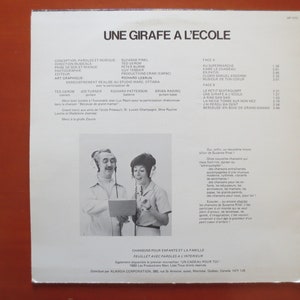 Vintage Records, SUZANNE PINEL Lp, Une Girafe a Lecole, CHILDRENS Hits ...