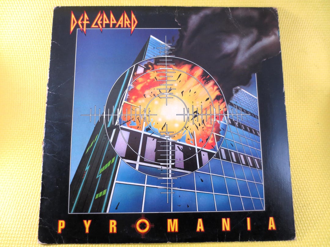 Vintage Records, DEF LEPPARD, PYROMANIA, Def Leppard Lp, Def Leppard Record, Def Leppard Vinyl ...