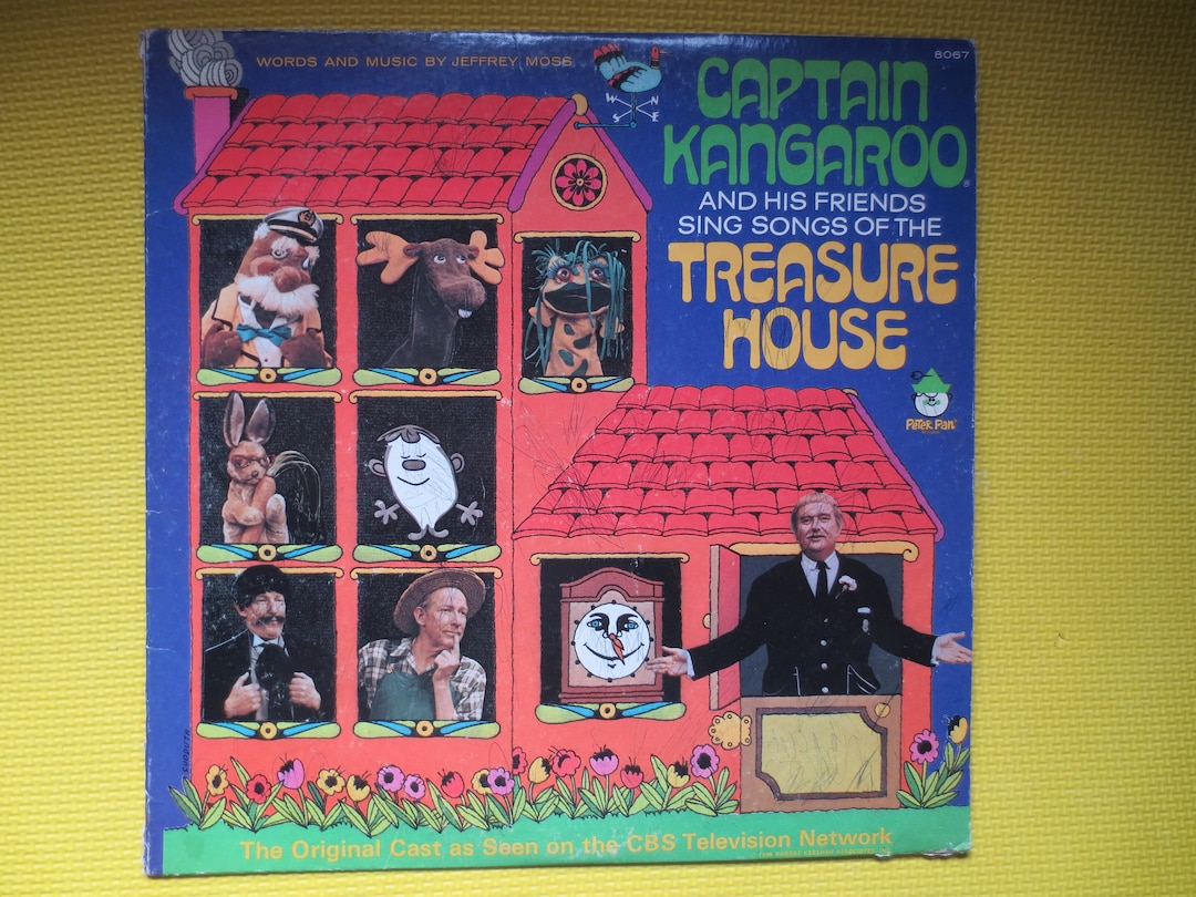 CAPTAIN KANGAROO, TREASURE House, Childrens Records, Kids Record ...