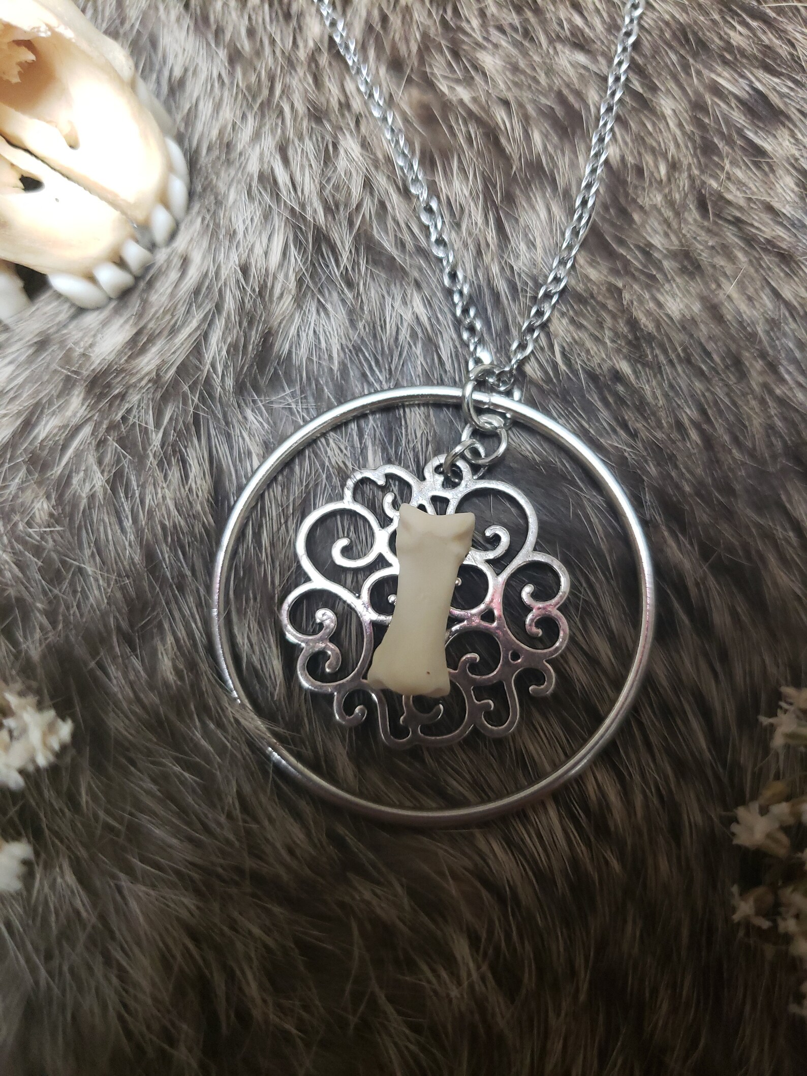 REAL Coyote Toe Bone Necklace | Etsy