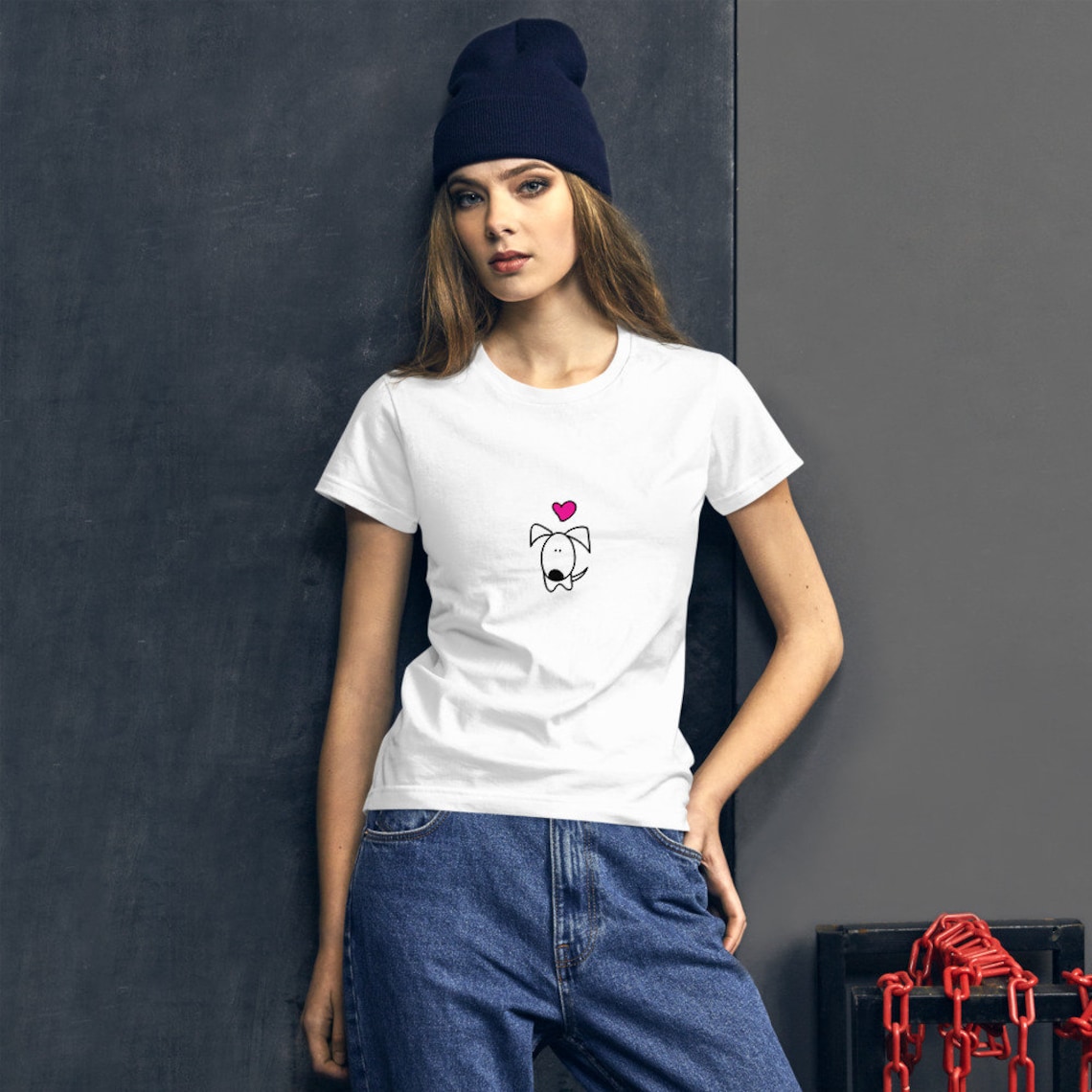 Puppy Love T-shirt Graphic Dog Tee Womens Dog Shirt - Etsy