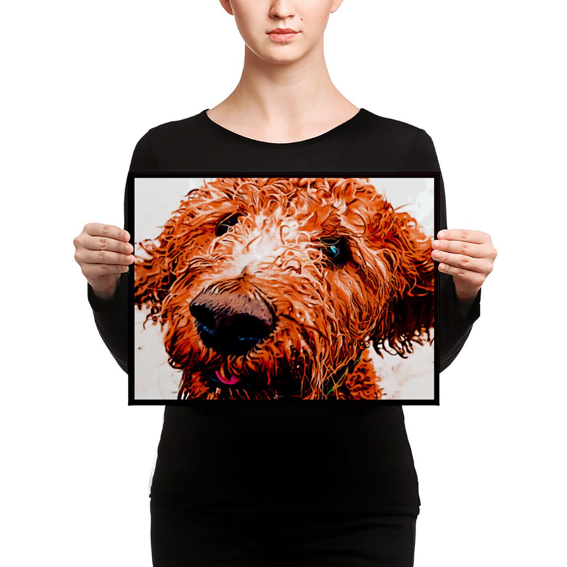 Dog Wall Art Modern Dog Art Canvas Wall Art Dog Art Pop Art Dog Lovers ...