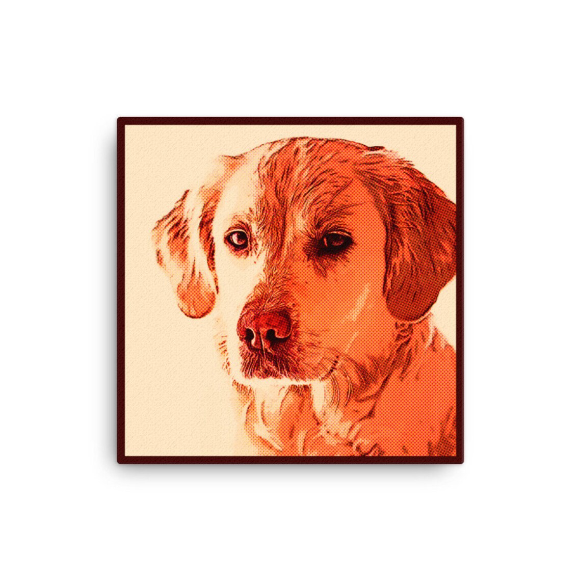 Dog Wall Art Modern Dog Art Canvas Wall Art Dog Art - Etsy