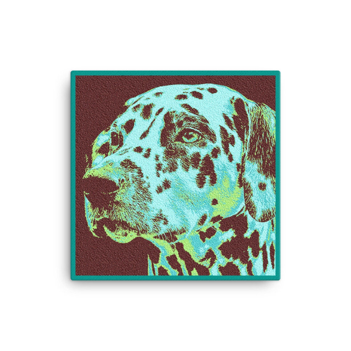 Dog Wall Art Modern Dog Art Canvas Wall Art Dog Art - Etsy