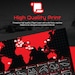 F1 Race Track Map - Large Poster Featuring All 24 Formula One Race ...