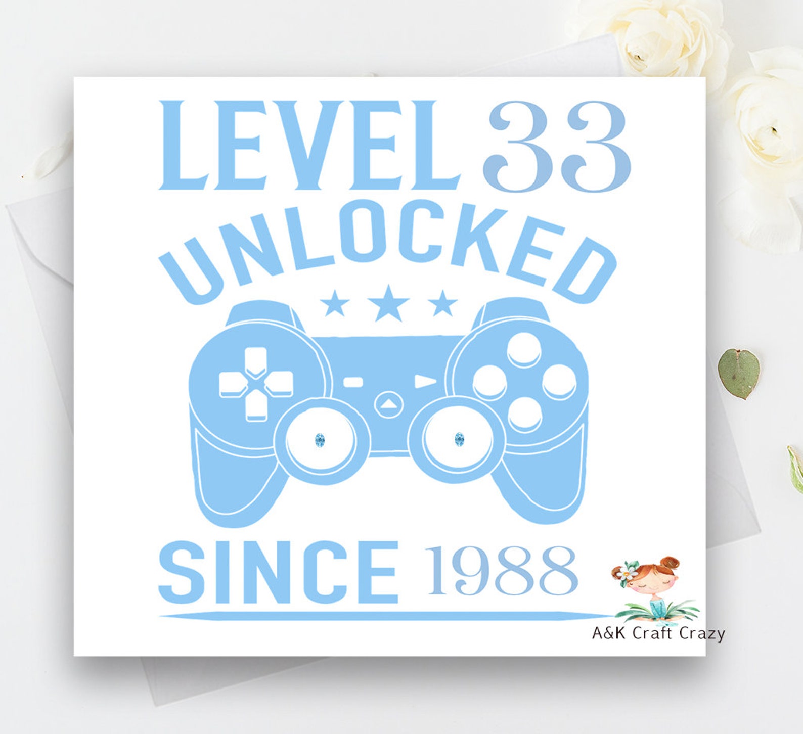 Mens Gamer Controller Birthday Card Personalised Handmade - Etsy