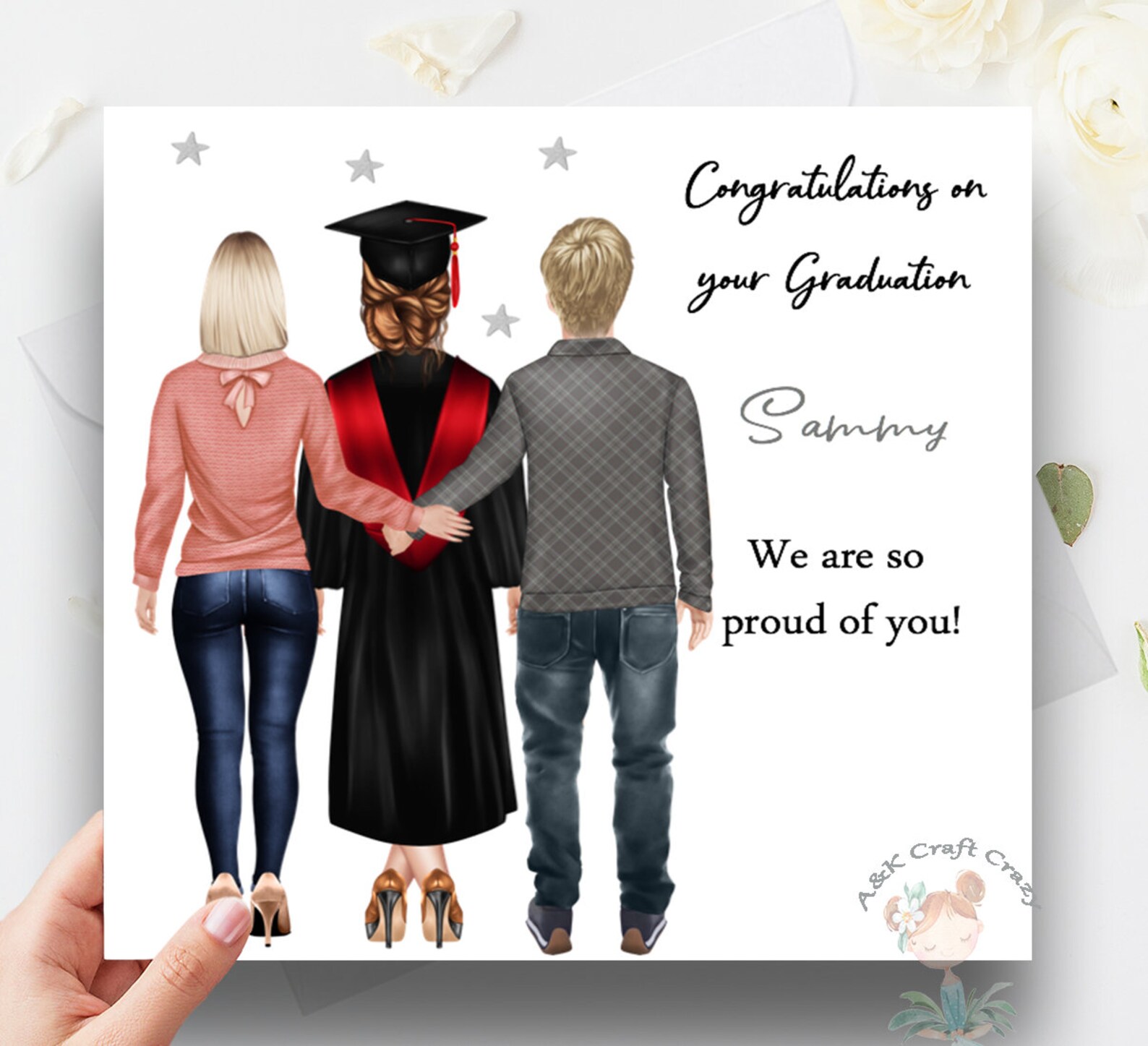 Graduation Daughter Handmade Card / Personalised We Are so - Etsy