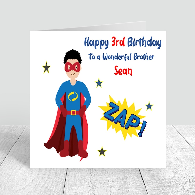 Superhero Cards - Etsy