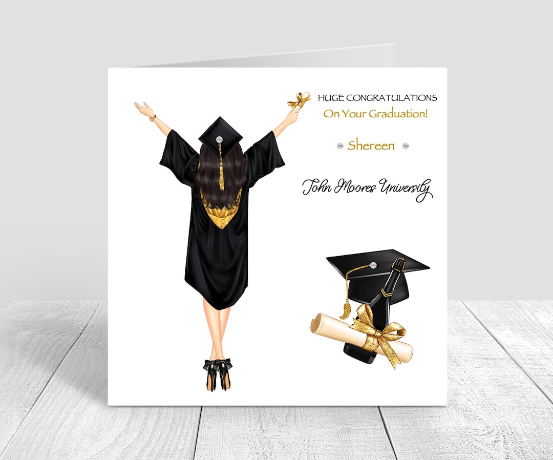 Graduation Card Women's Card Congratulations Well Done Graduation Gifts ...
