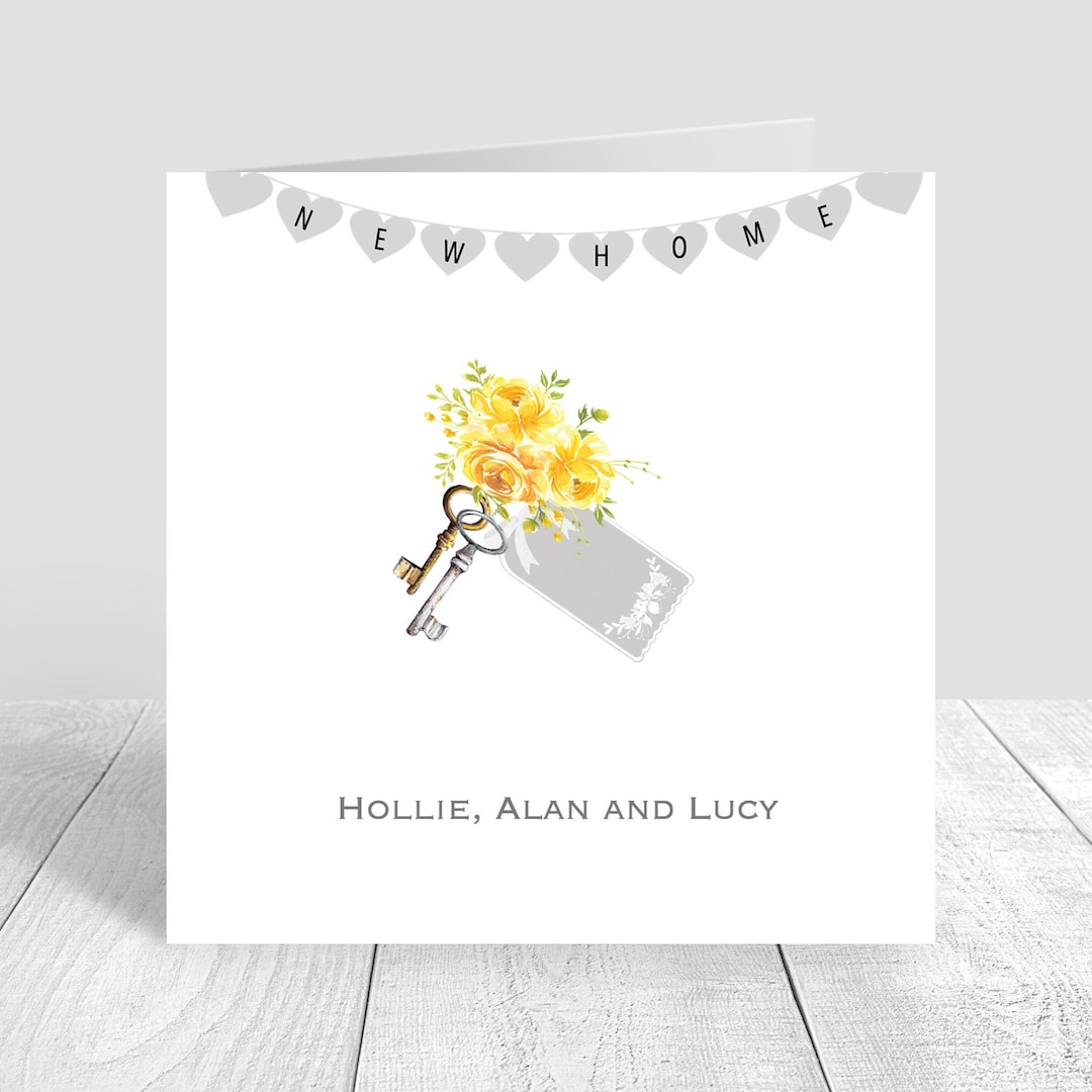 New Home Card/ Congratulations / First Home / Personalised Card / New ...