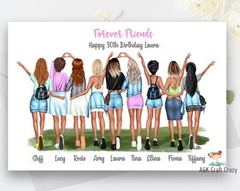 Group Birthday Card | Etsy