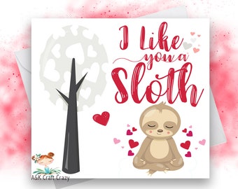 Happy Anniversary Sloth - Etsy