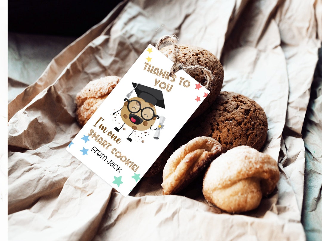 Personalised Teacher Appreciation Tags, Teacher Tag,one Smart Cookie ...