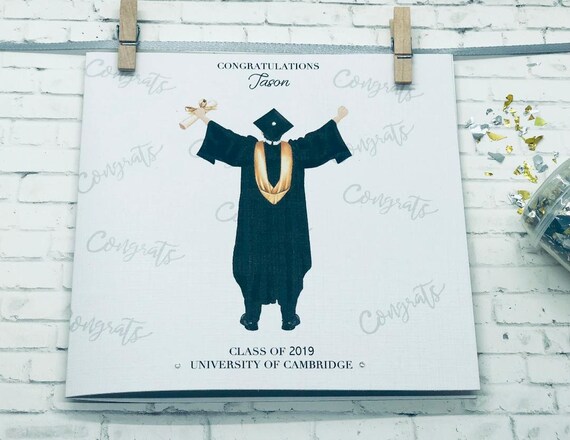 Mens Graduation Card Congratulations Well Done Graduation | Etsy