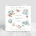 Boys Birthday Card Personalised & Handmade Adventurer Birthday Card ...