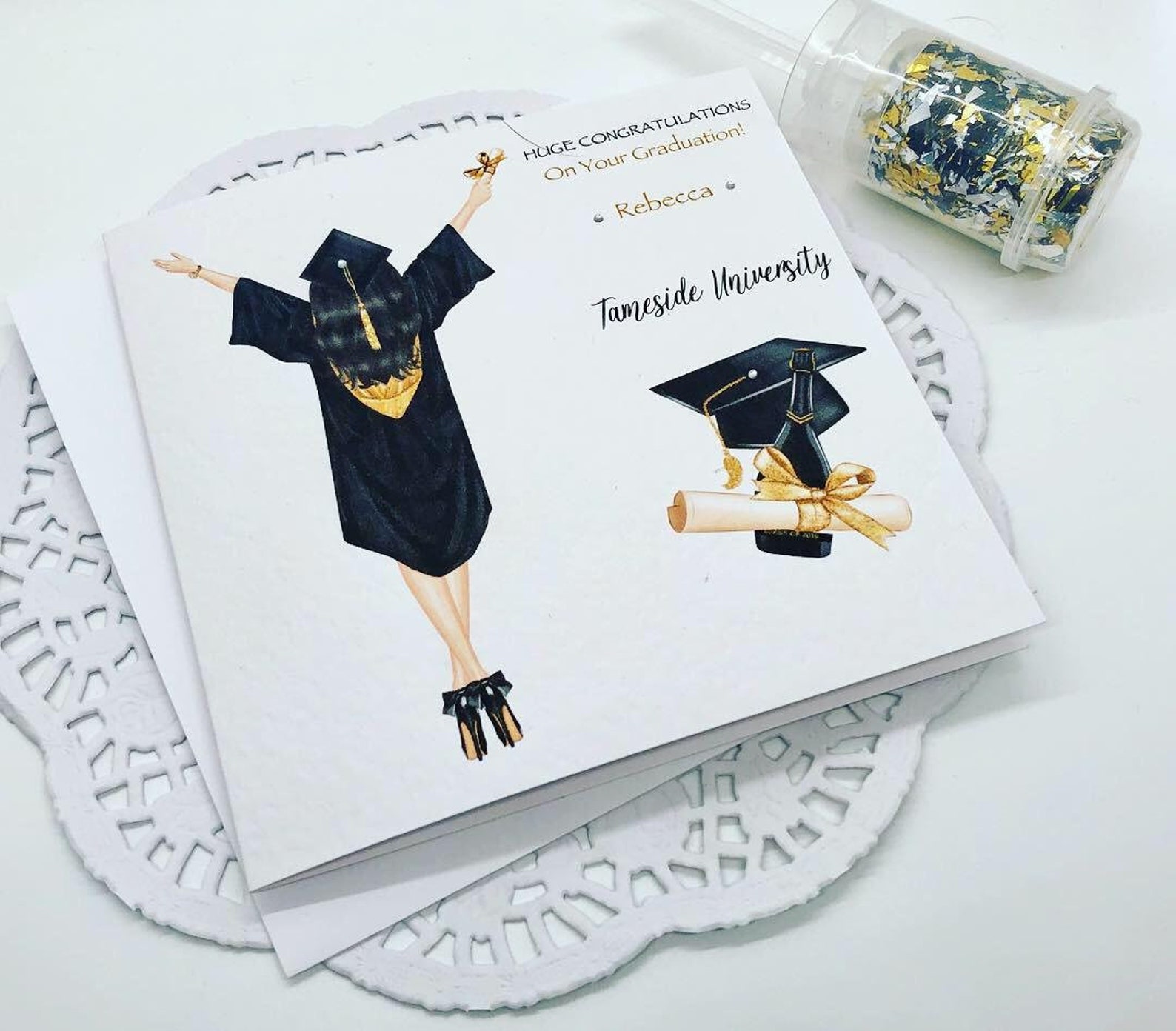 Graduation Card Women's Card Congratulations Well Done Graduation Gifts ...