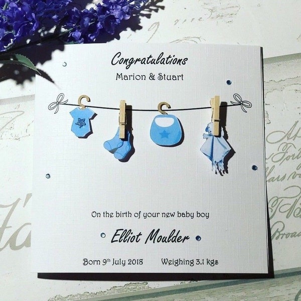 New Baby Card - Etsy