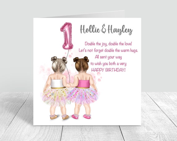 Happy Birthday Twin Girls