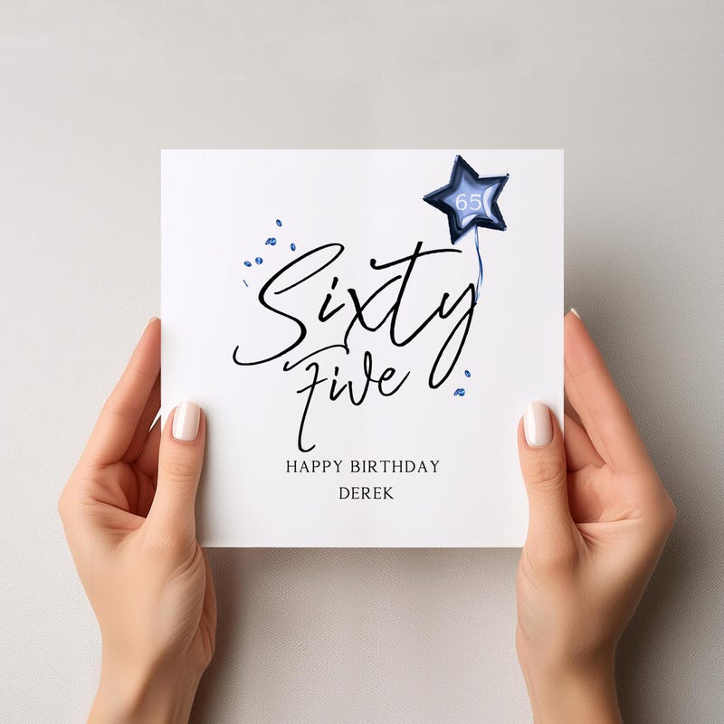 65 Birthday Card Uncle - Etsy UK