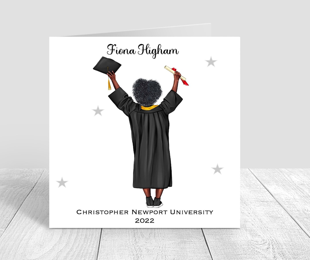 Personalised Graduation Card for Women Congratulations - Etsy