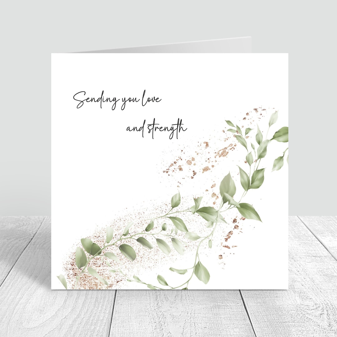Sympathy Card, Custom Memorial Card, Remembrance Card, Condolences Card ...