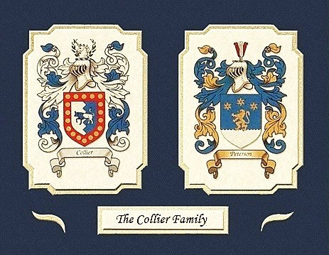 Coat of Arms, Heraldry Coat of Arms, Matted Double Coat of Arms, Coat ...