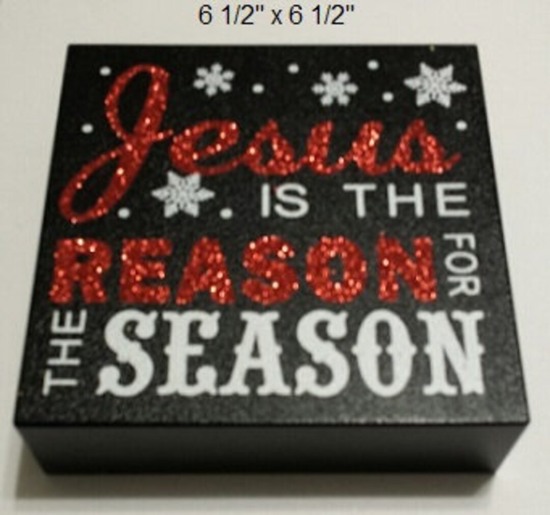 Jesus is the Reason for the Season Sign, Christmas Signs, Signs for ...