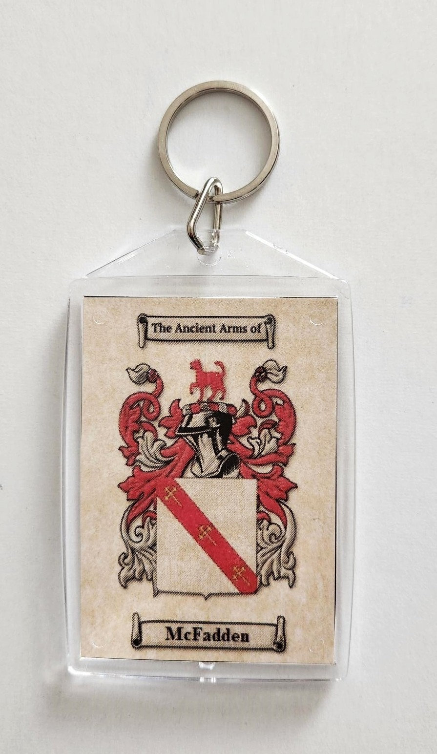 Double Sided Keychain, Family Crest Keychain, Family Tree Verse, Clear ...