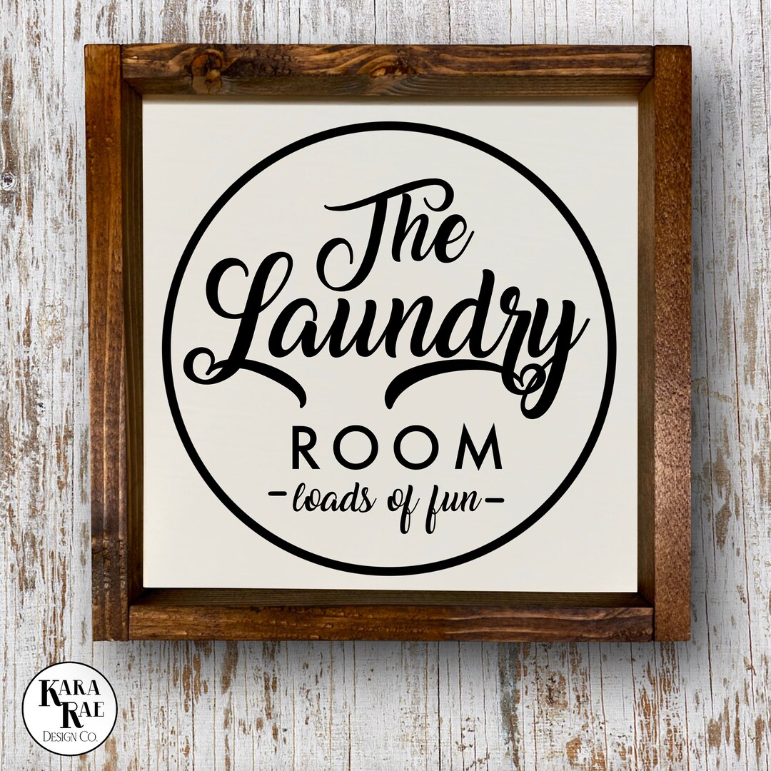 The Laundry Room | Wood Sign | Laundry Decor - Etsy