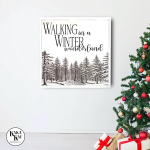 Winter Wonderland | Wood Sign | Winter Decor | Christmas Decor - Etsy