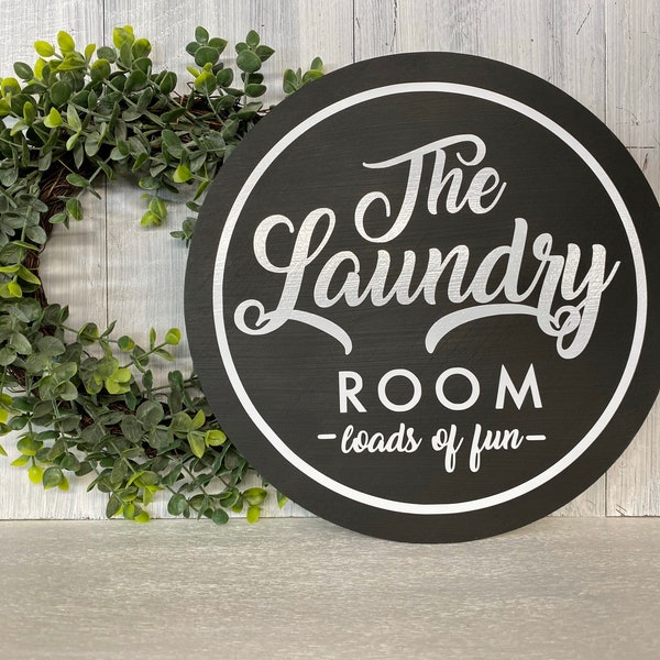 Wood Laundry Sign - Etsy