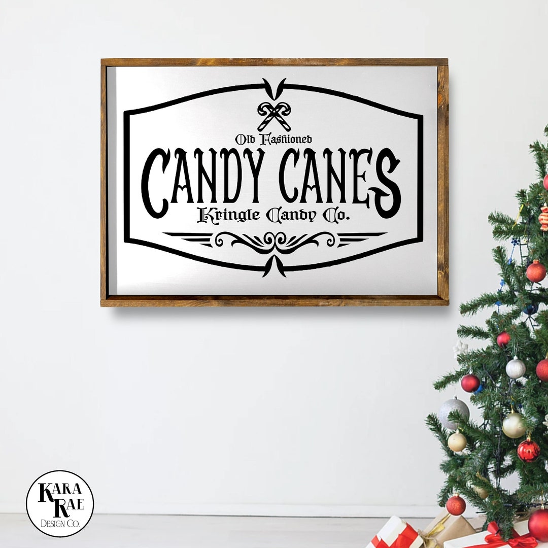 Kringle Candy Co. | Wood Sign | Christmas Decor | Holiday Decor - Etsy