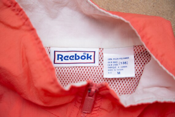 Vtg & rare pink Reebok track jacket 1992 and Stuttgar… - Gem