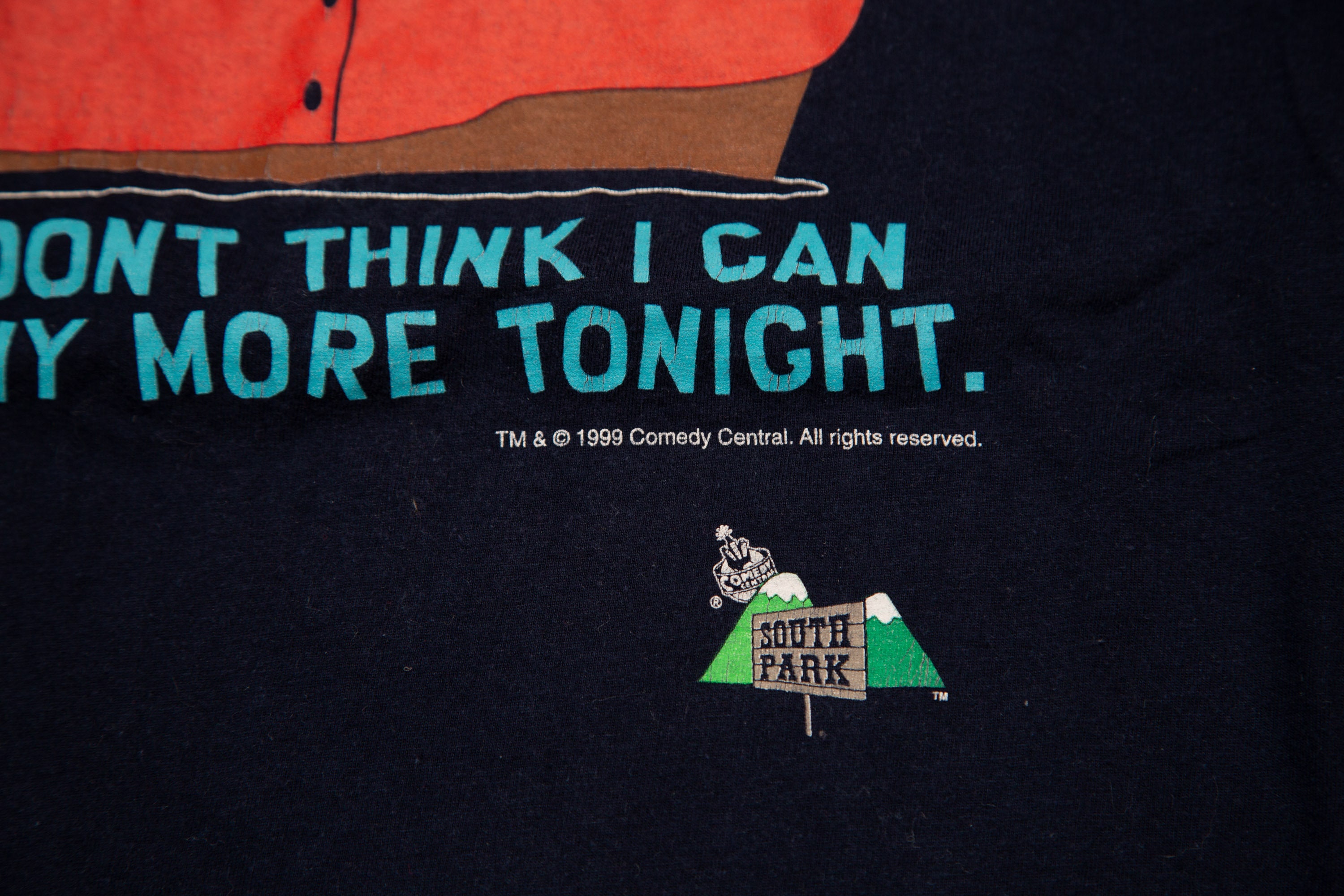 Vtg SOUTH PARK Cartoon Cartman uh I Don't Think I Can Fart Anymore ...