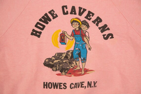 Vtg 80's HOWE CAVERNS Howes Cave NY New York graphics… - Gem