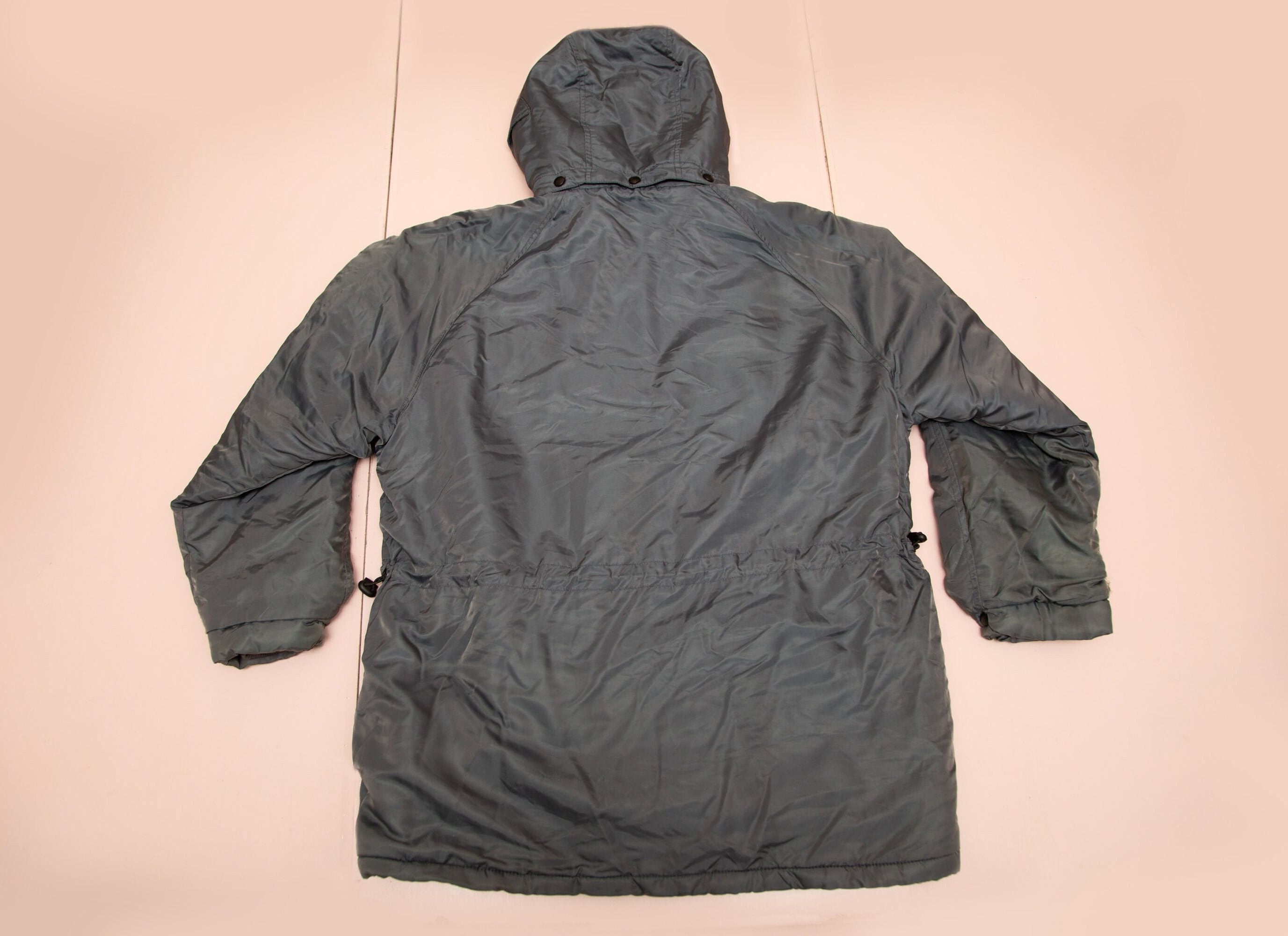 Vtg & Very Rare MINISTRY of SOUND Clothing Grey Long Bomber Style ...