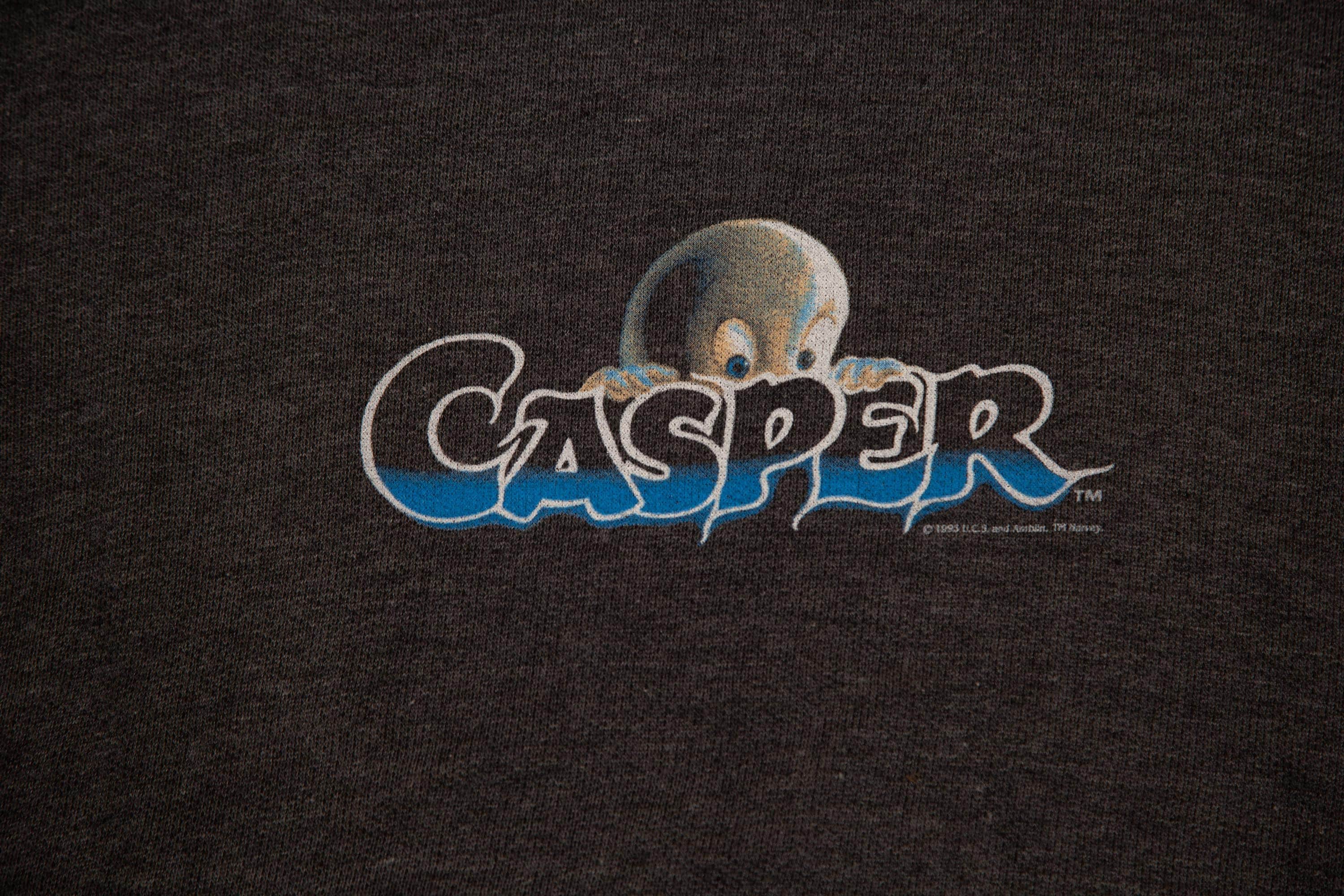 Vtg & Very Rare CASPER 1993 Cartoon Movie Grey Sweatshirt, Fit Men's ...