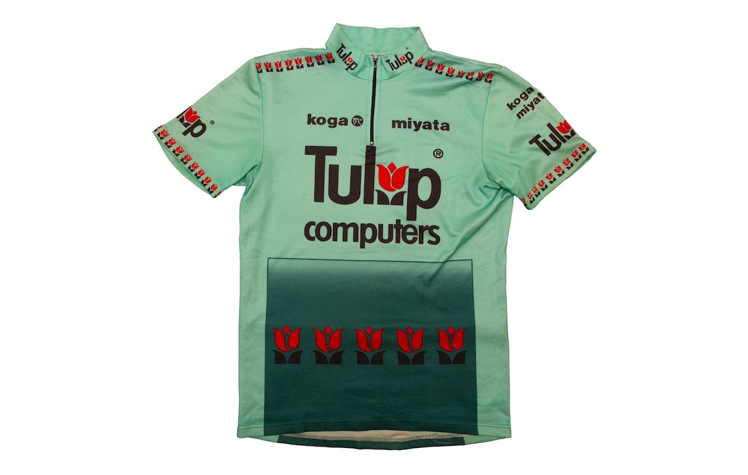 Vtg TULIP COMPUTERS Pro Cycling Team Previously Known Fangio 1991-92 ...