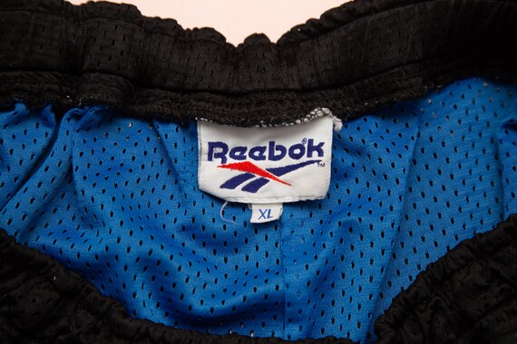 Vtg REEBOK Dunkman SHAQ basketball black shorts, sz m… - Gem