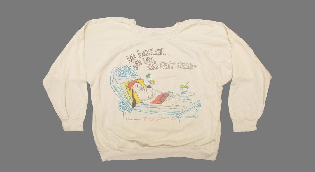 Vtg & Very Rare DROOPY 1970 Tex Avery "le Boulot ... Ça Va, on Fait ...