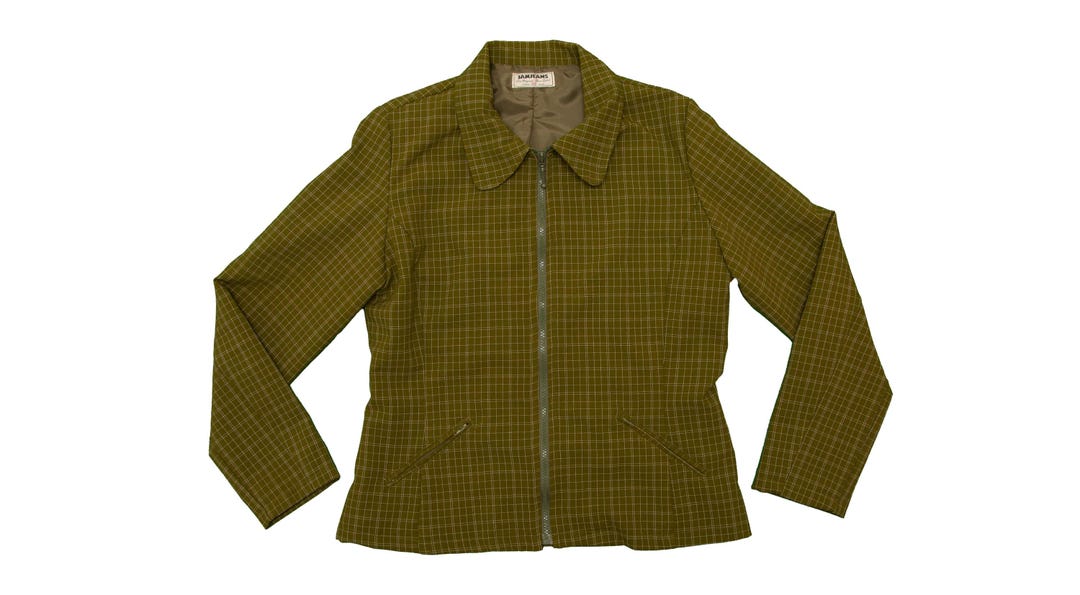 Vtg JAM Jeans 70s/80s Checker Pattern Green Women's Light Jacket, the ...