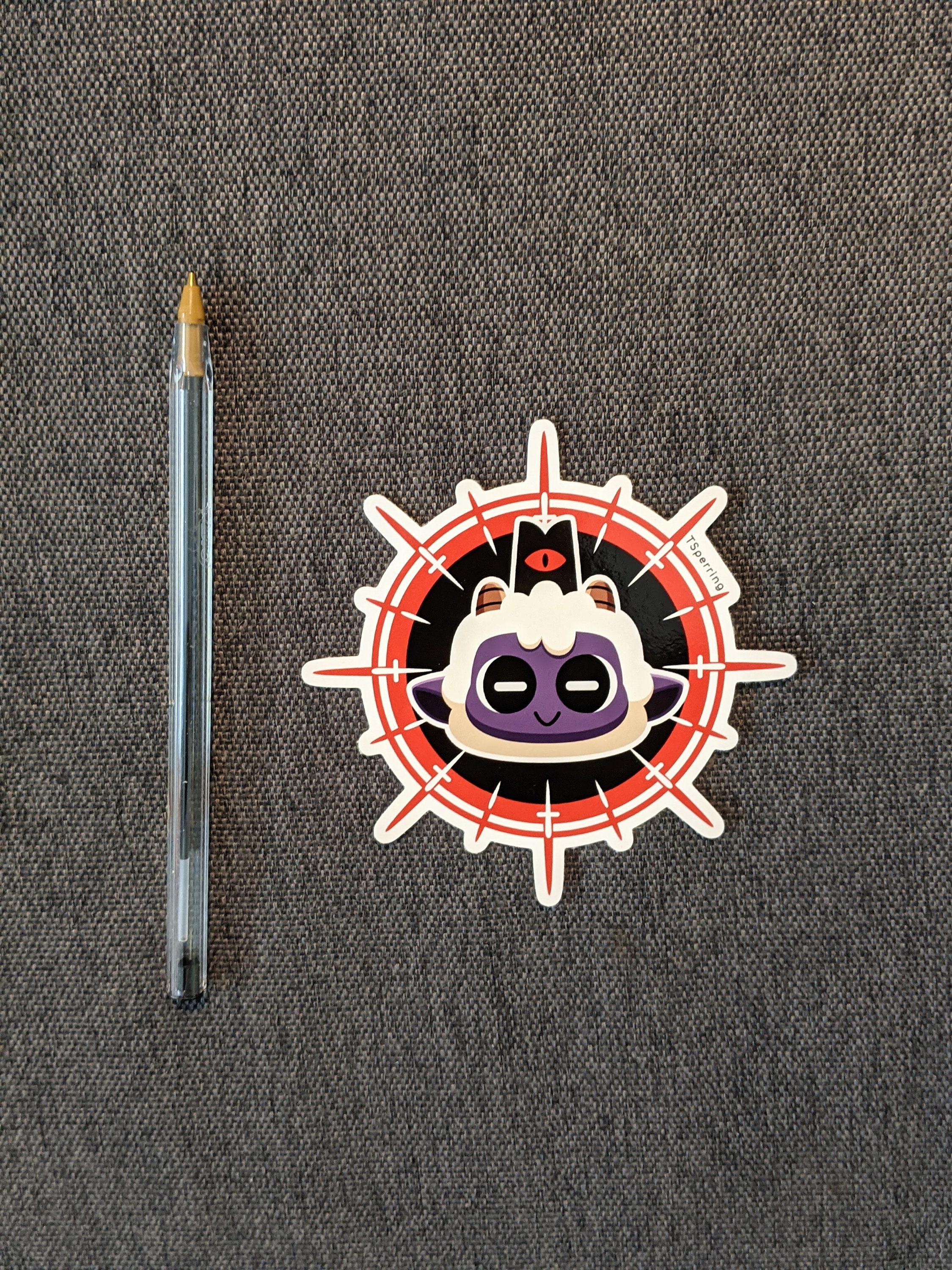 Cult of the Lamb, Cultofthelamb, COTL, Cute, Sticker, Stickers, Vinyl ...