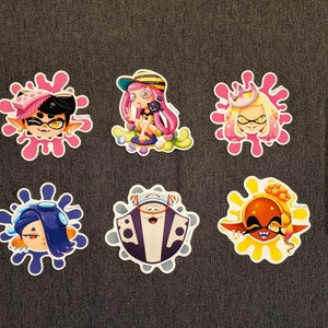 Splatoon Sticker, Splatoon, Mix and Match Stickers, Games, Computer ...