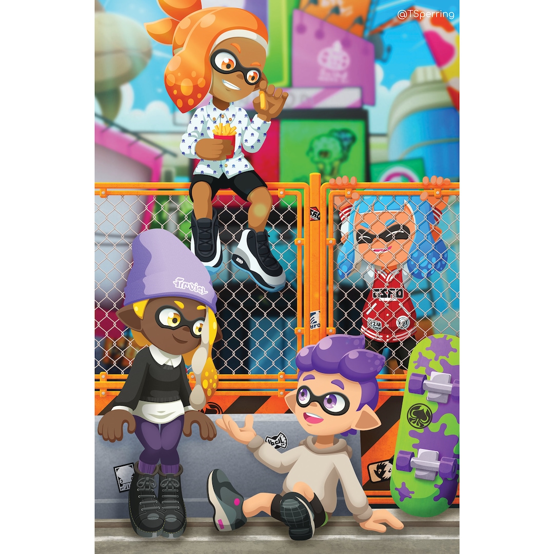 Splatoon, Splatoon 2, Nintendo, Japan, Tokyo, Shibuya, Squid, Cool ...