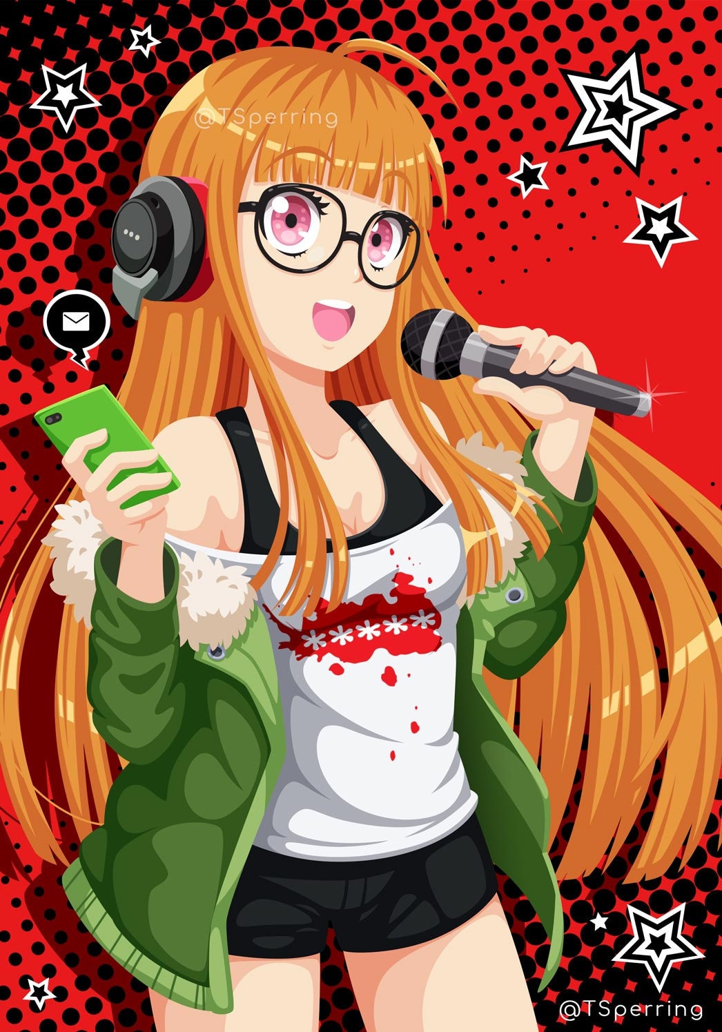 Futaba Sakura P5 Persona5 Persona5royal P5R Anime Videogames Nerd ...