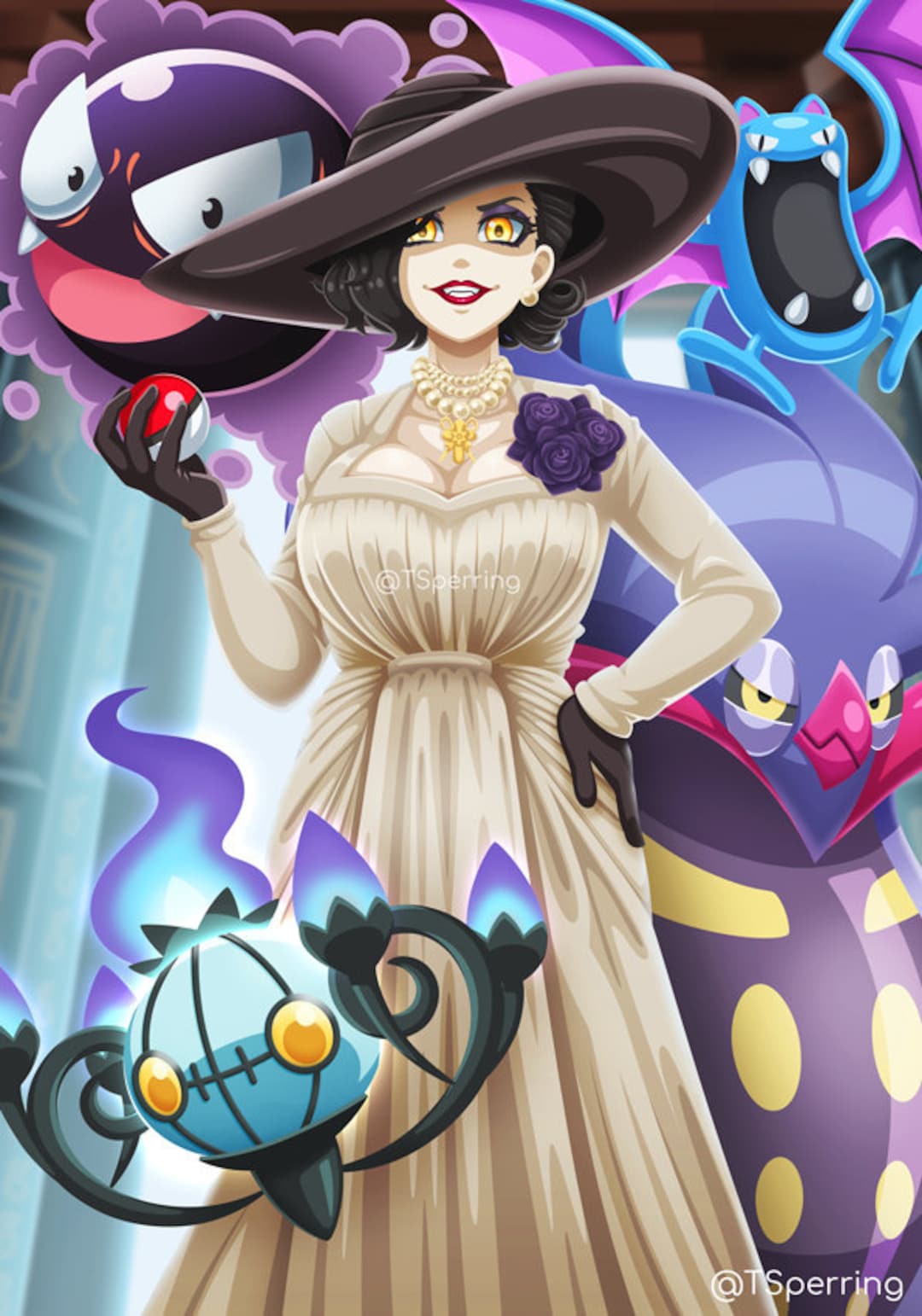 Lady Dimitrescu, Dimitrescu, Pokemon, RE8, Revillage, Resident Evil ...