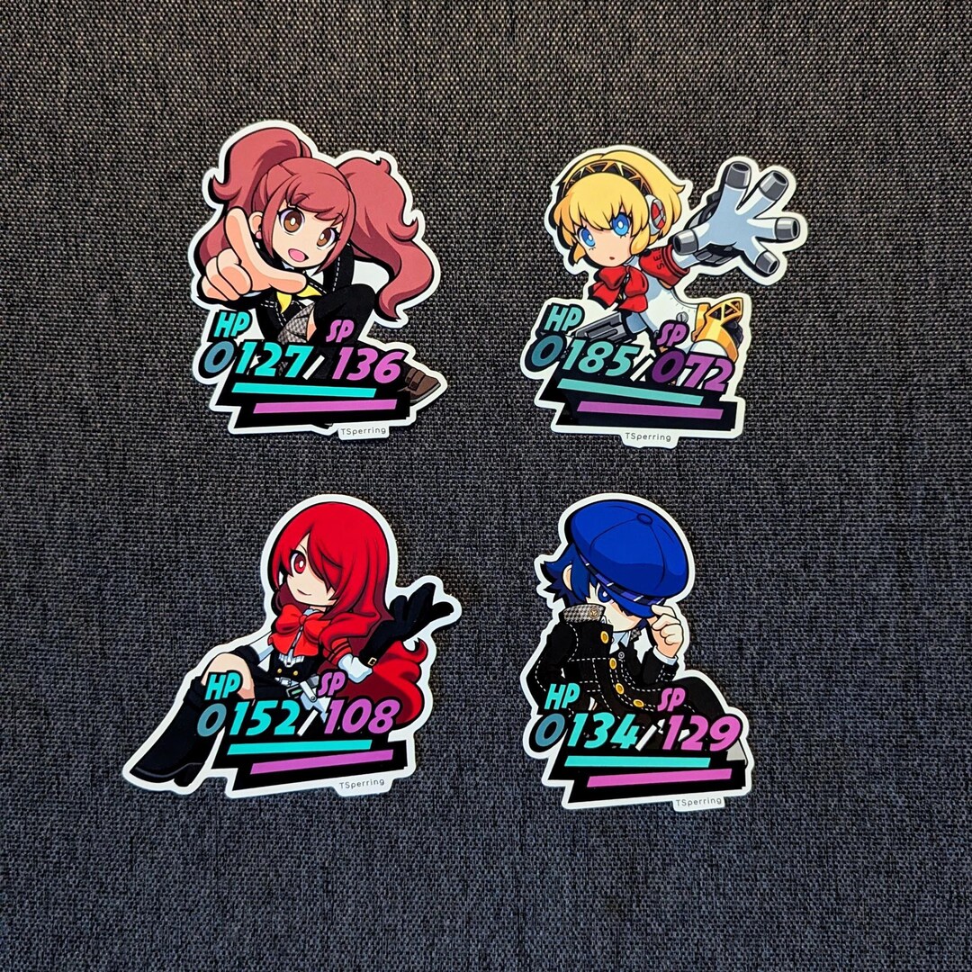 P3, P4, Persona3, Persona 3, Persona4, Persona 4, P3 Sticker, P4 ...