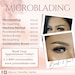 Microblading Flyer Template - Microblade Price List Flyers - Ombre ...