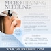 Microneedling Training Flyer Template - Micro Needling Classes Flyers ...