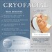 Cryofacial Flyer Template - Editable Instagram Cryo Facial Flyers ...